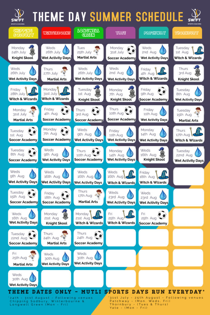 Summer Holiday Club Themes – Swift